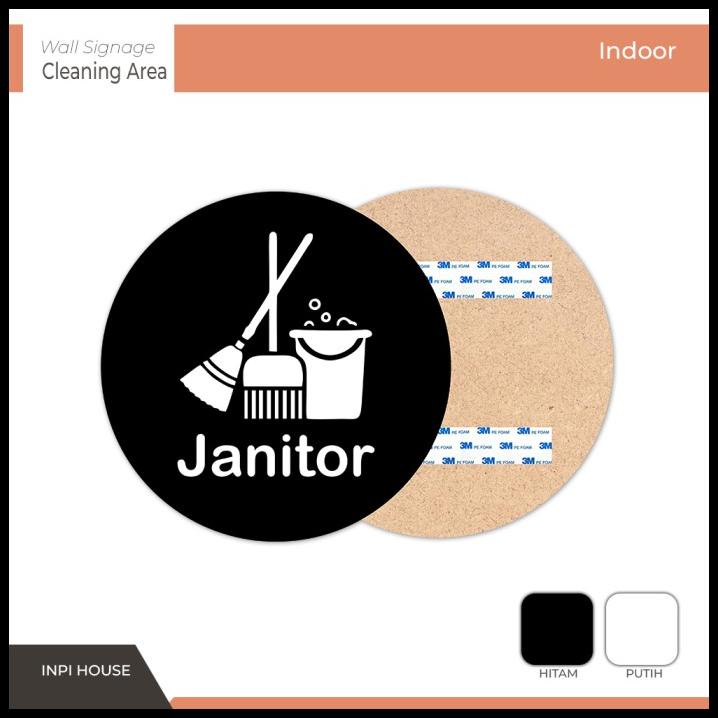 Jual Janitor - Janitor Signage -Papan Tanda Ruang Janitor | Shopee ...