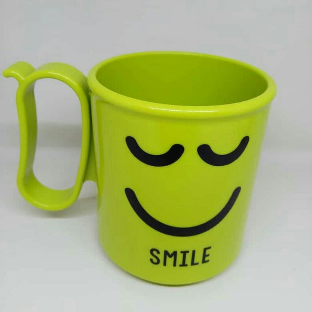 Jual Tupperware Mug Emoticon Smile Gelas Cangkir | Shopee Indonesia