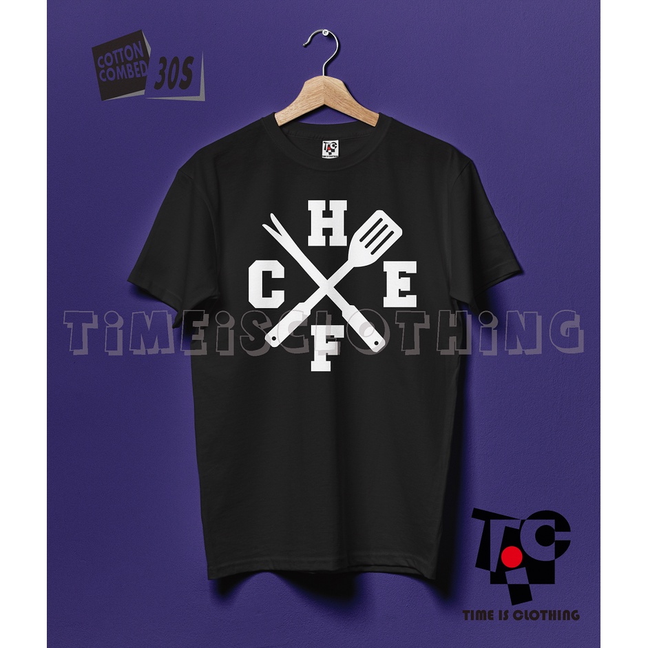 Jual Kaos Baju Combed 30S Distro CHEF KOKI KITCHEN polos custom ...