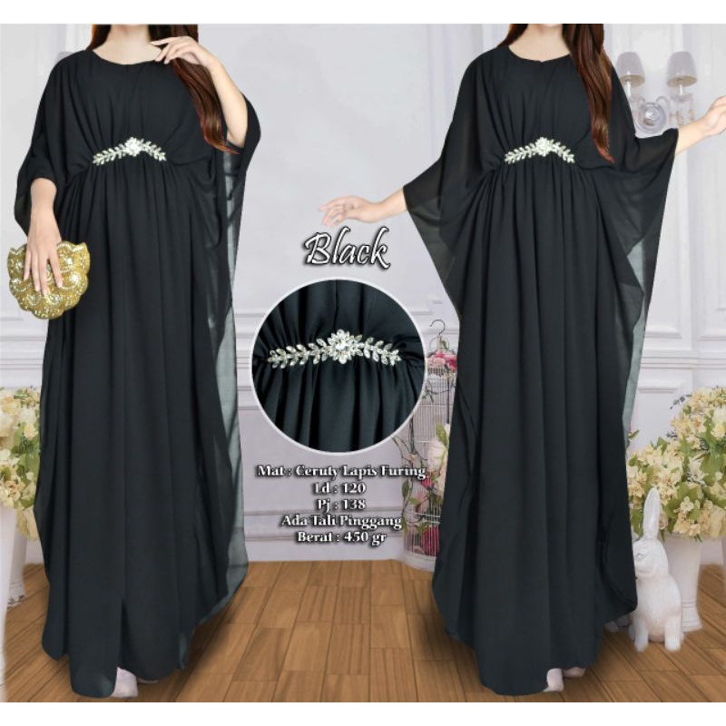 Jual shabira Kaftan simple dan mewah/ Baju kaftan muslim lebaran ...