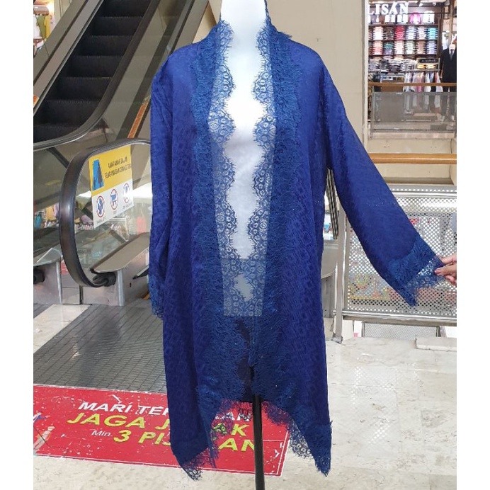 Jual KIRIM INSTAN/KAFTAN OUTER LANCE BOLERO KEBAYA/BIRU NAVY DONGKER ...