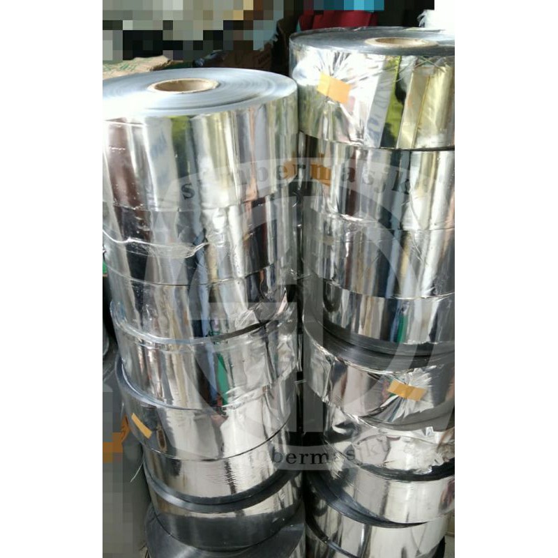 Jual Plastik Metalize Roll 12cm / Plastik Metalize Kemasan Packaging ...