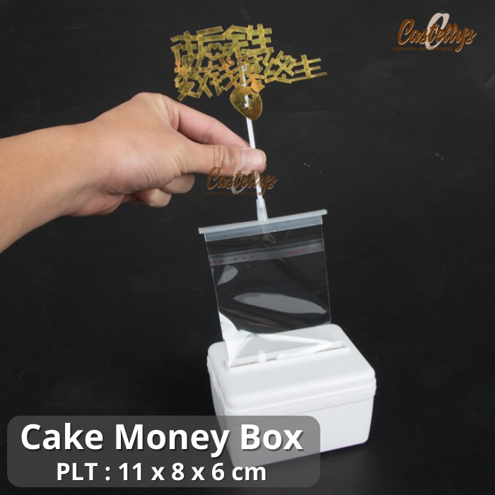 Jual Kotak Kue Tarik Uang Cake Money Box Untuk Cake Ultah Anniversary ...
