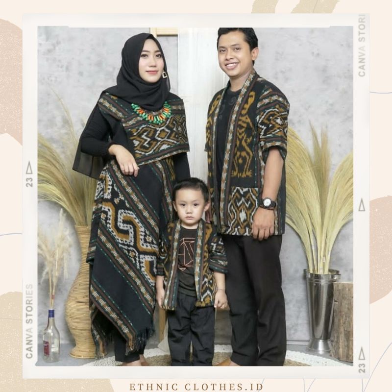 Jual baju couple tenun prewedding setelan baju batik | Shopee Indonesia
