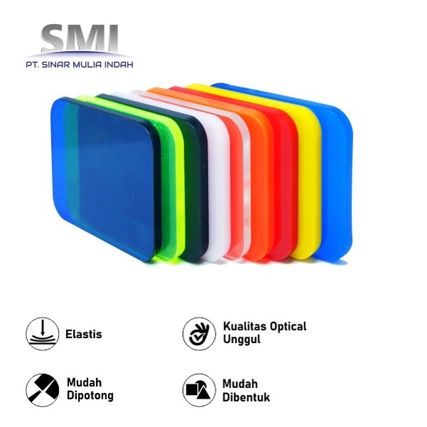 Jual Akrilik Lembaran Biru Solid 5mm X 1 22m X 2 44m Smi Store