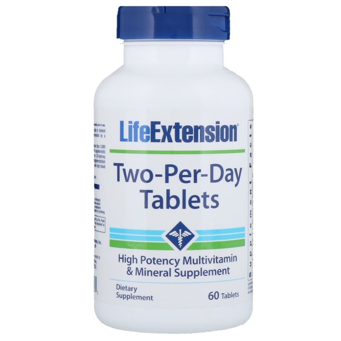 Jual Life Extension Multivitamin Two Per Day Tablets 60 Tablet ORI USA ...