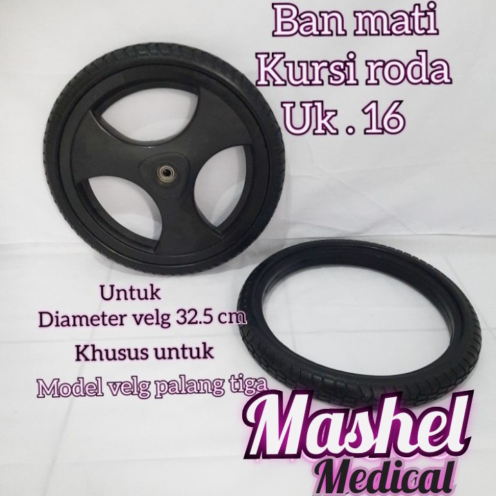 Jual ban mati kursi roda ukuran 16,sperpath kursi roda | Shopee Indonesia