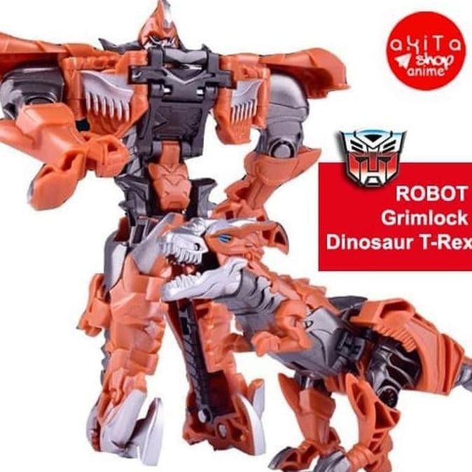 Jual TERHANGAT ROBOT TRANSFORMER GRIMLOCK DINOSAURUS T-REX | Shopee ...