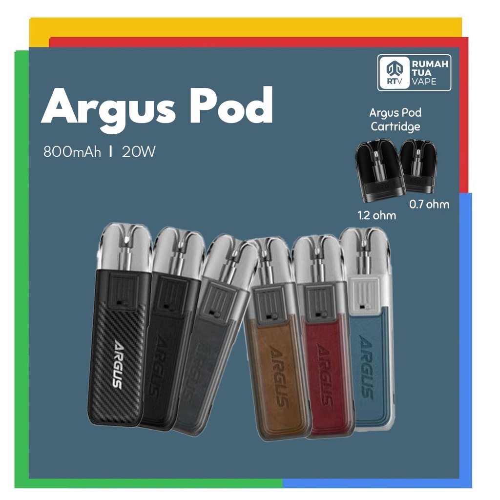 Jual ARGUS POD 20W 800MAH POD KIT | Shopee Indonesia