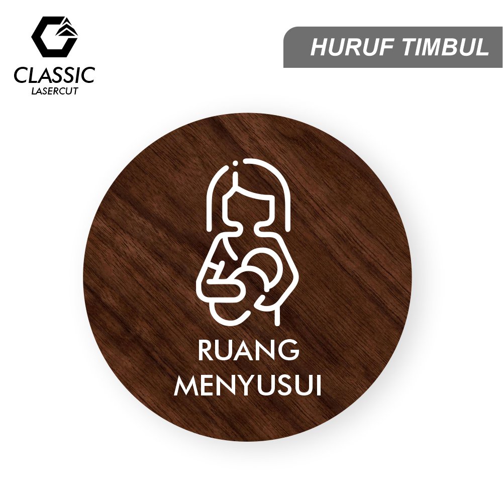 Jual Sign Board Ruang Menyusui / Penanda Ruangan Menyusui / Sign Wooden ...