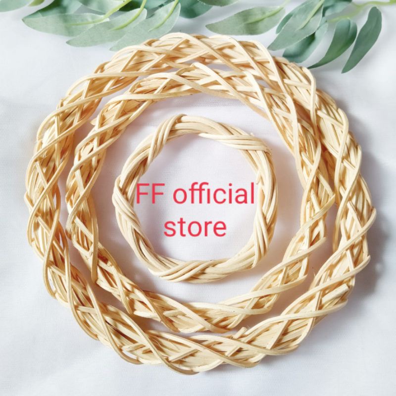 Jual Ring rotan natural hiasan mahar hantaran seserahan pernikahan DIY ...