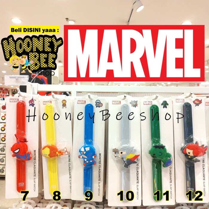 Jual [ KANDACE ] Original Miniso - Jam tangan anak MARVEL X MINISO Slap ...