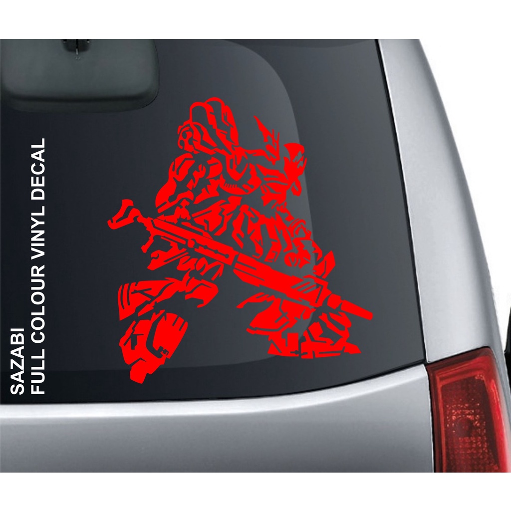 Jual Sticker Cutting Sazabi Siluet Vinyl Gundam | Shopee Indonesia