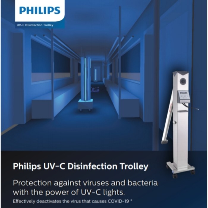 Jual disinfection disinfektan uvc lamp trolley philips | Shopee Indonesia
