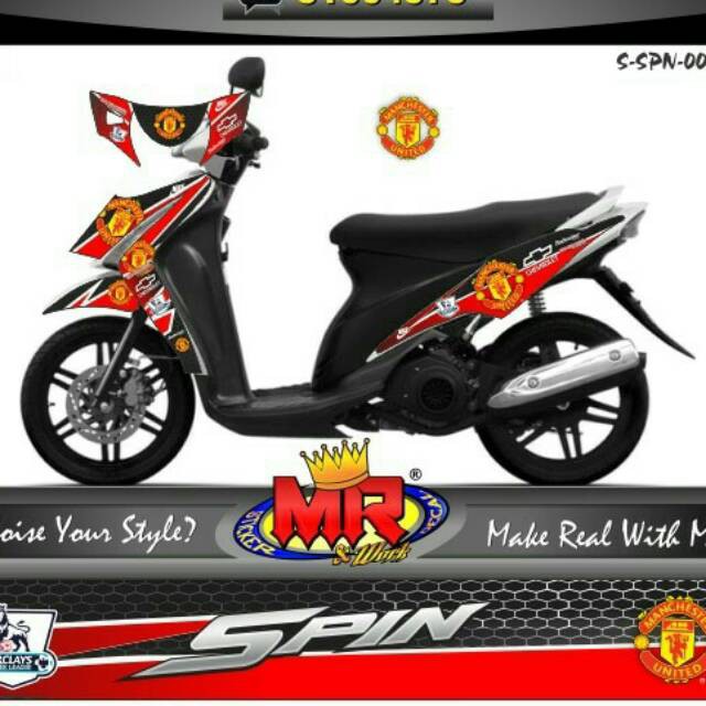 Jual Decal Premium Suzuki Spin manchester united Stiker Sticker semi ...