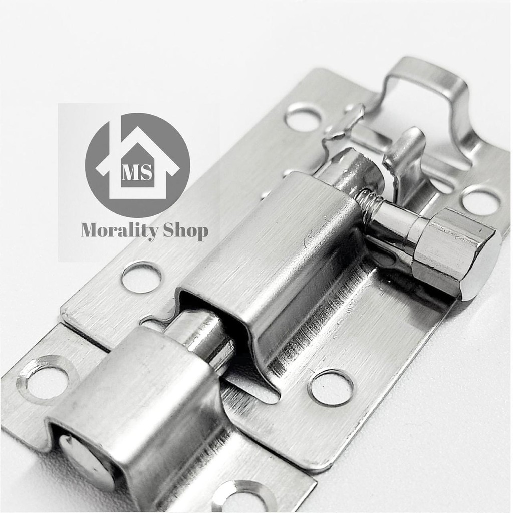 Jual grendel stainless murah 2 inch / grendel slot kunci pintu jendela ...