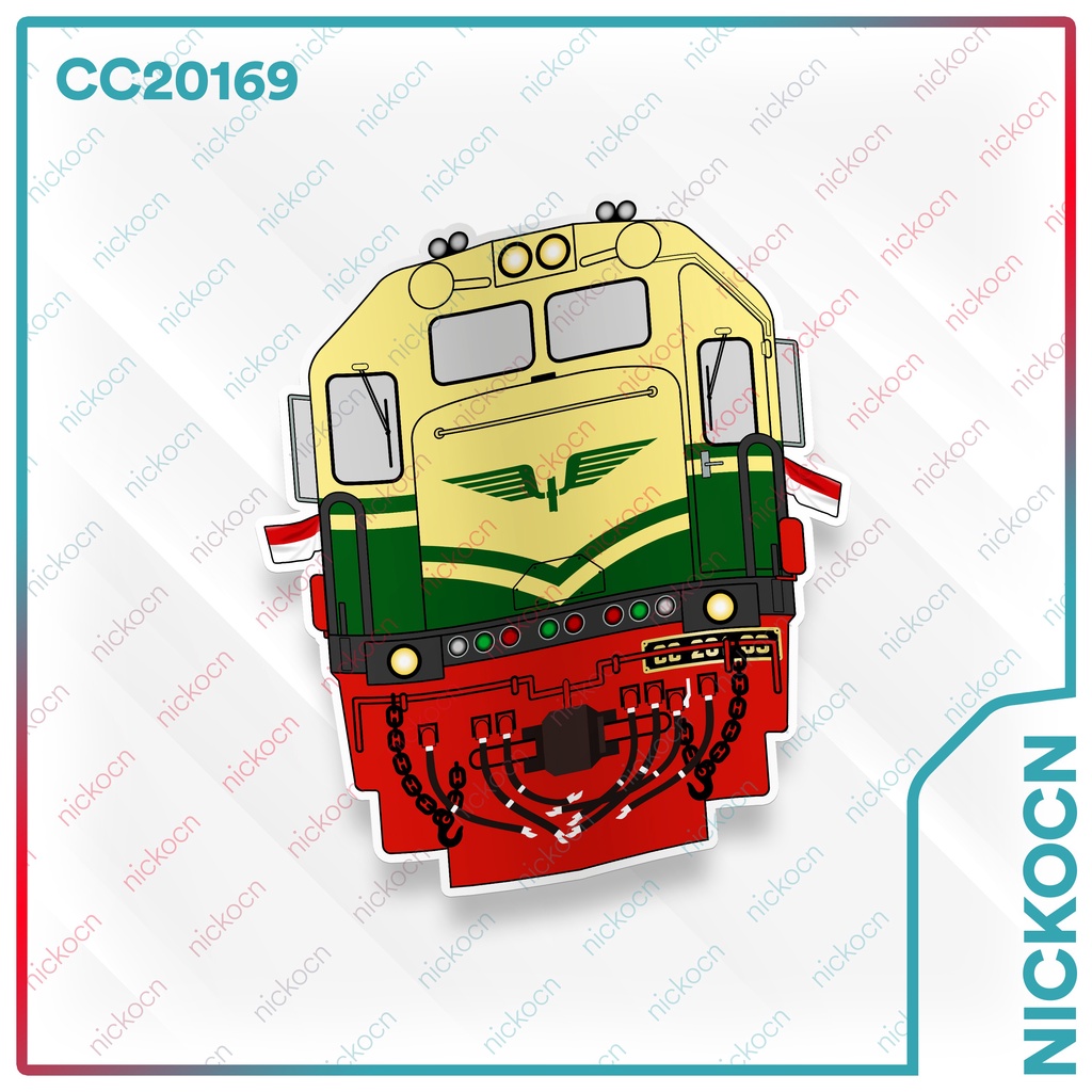 Jual Stiker Lokomotif Bendera Indonesia | Shopee Indonesia
