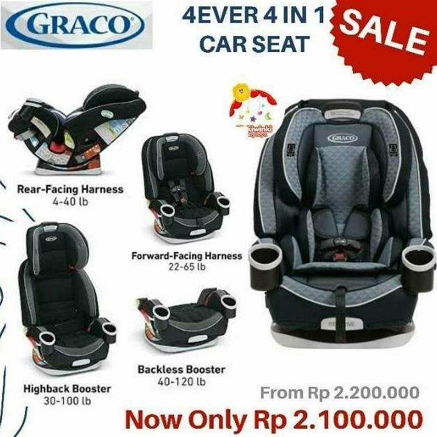Jual GRACO 4EVER 4 in 1 CAR SEAT konfirmasi ongkir sebelom pesan ...