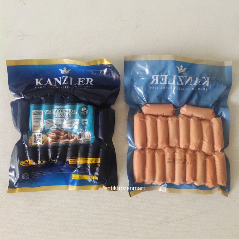 Jual Kanzler Sosis Beef Cocktail 250gr | Shopee Indonesia
