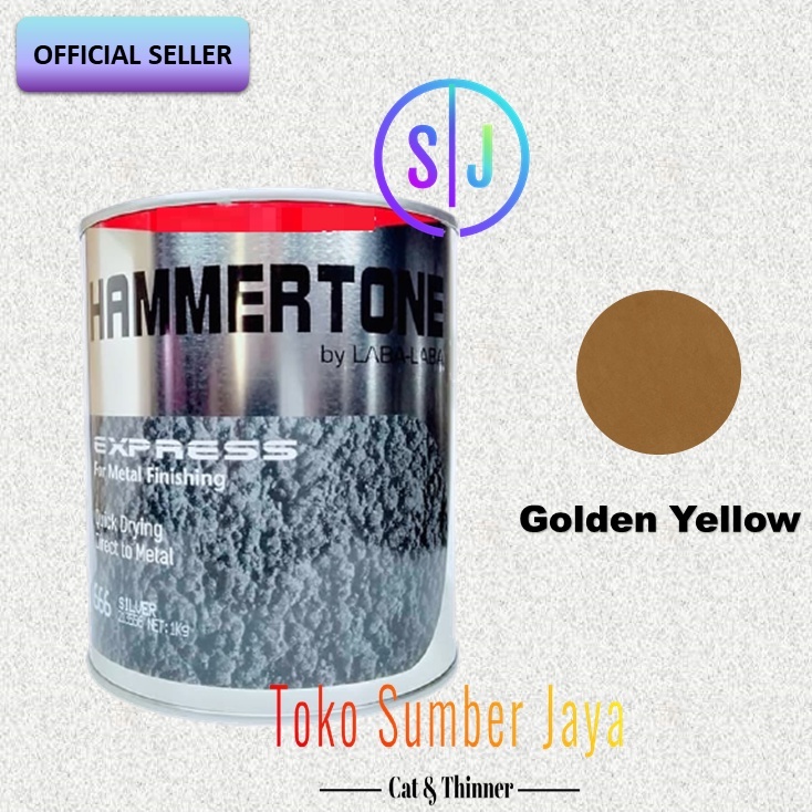 Jual Cat Hammertone Laba-Laba 555 Golden Yellow 1Kg | Shopee Indonesia