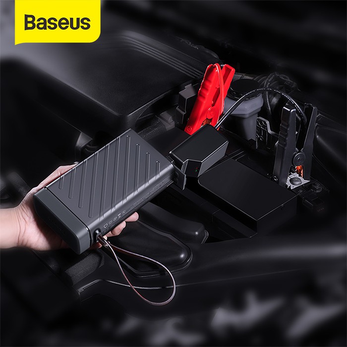 Jual BASEUS POWER BANK 220V/100W CAR JUMPER STARTER AKI MOBIL ACCU ...
