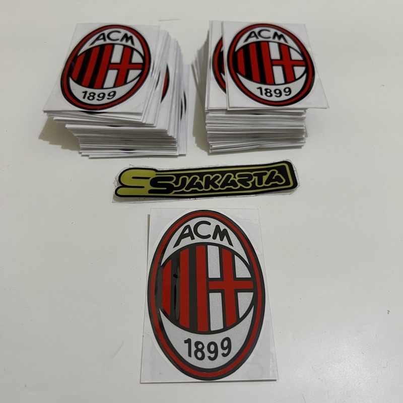Jual STIKER STICKER AC MILAN CUTTING | Shopee Indonesia
