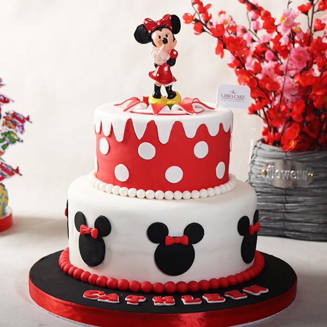 Jual Kue Ulang Tahun model Mickey Mouse / 2 Layers / MOHON BACA ...
