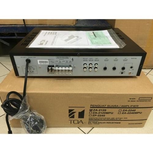 Jual toa za 2120 amplifier 100% original mixer power 120 watt/Power Amplifier ZA-2120 TOA ...