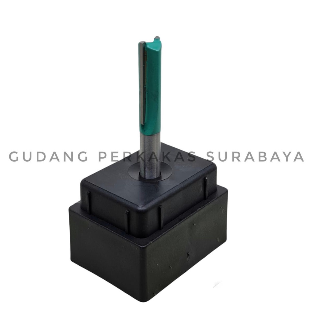 Jual MATA PROFIL KAYU LURUS 1/4 x 6 mm STRAIGHT BITS ROUTER BIT TRIMMER ...