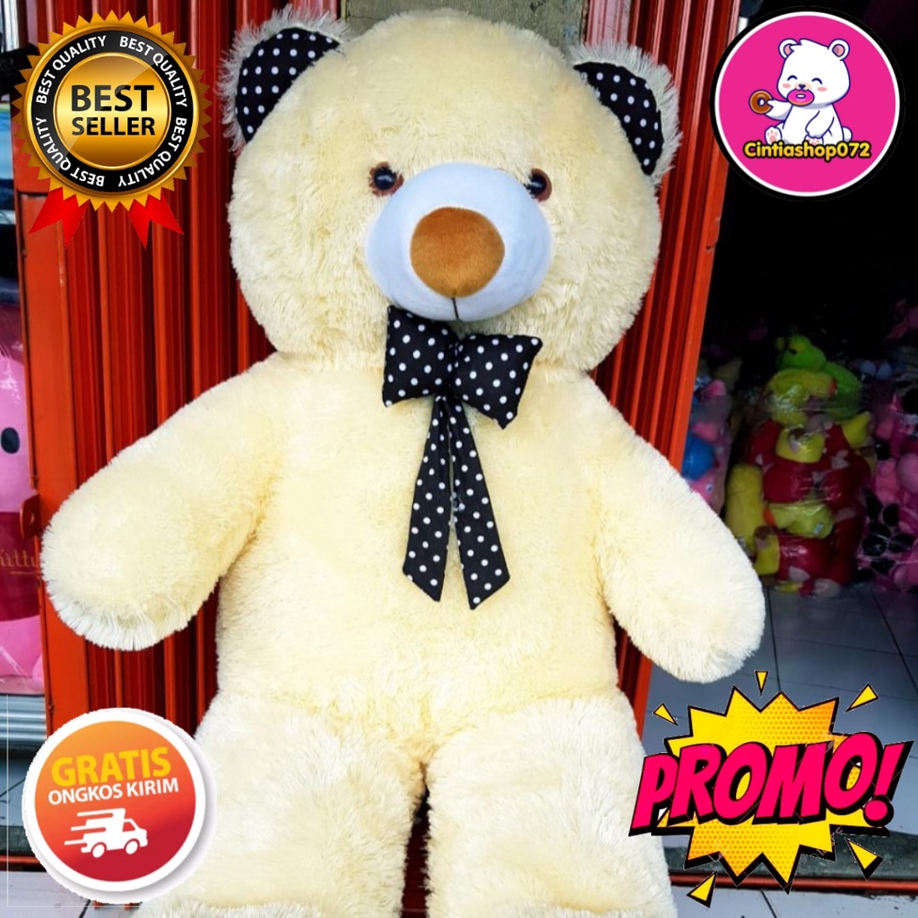 Jual Boneka teddy bear beruang jumbo besar 1 meter SNI | Shopee Indonesia