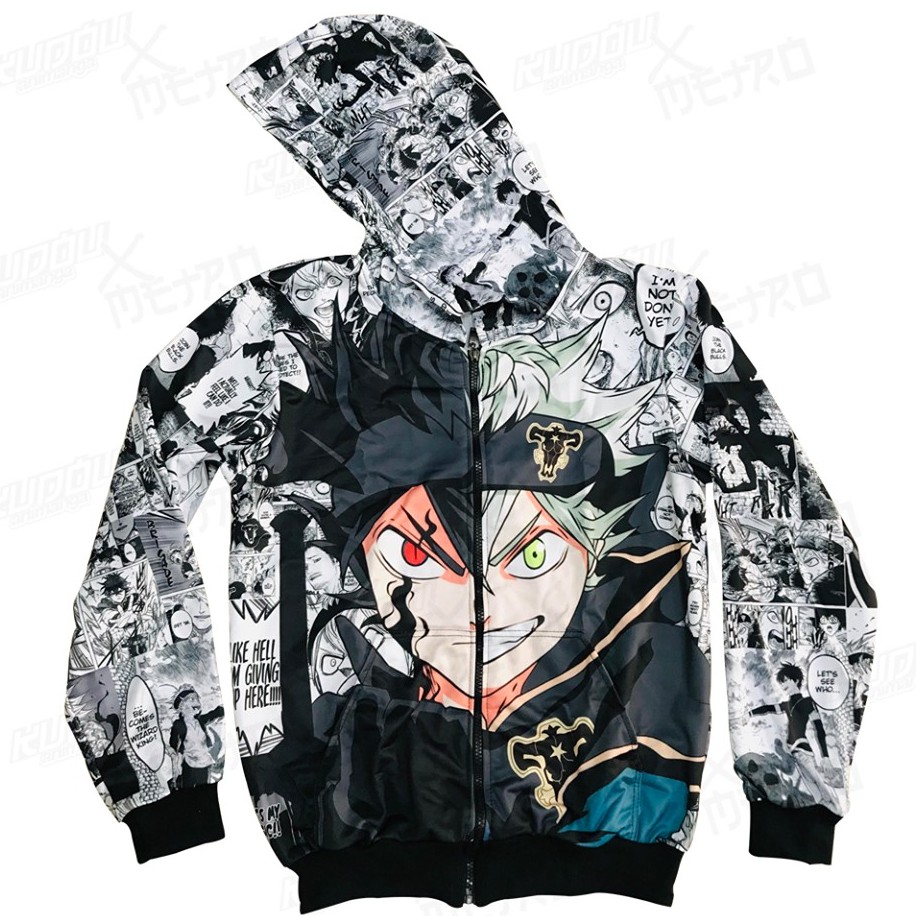Jual JAKET Fullprint Asta Anime Manga Black Clover Blackbull Anti Magic ...