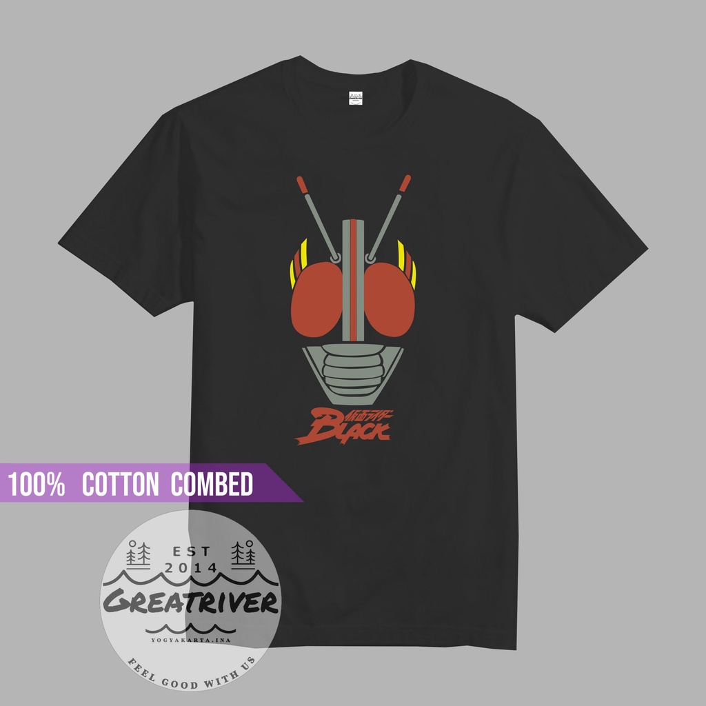 Jual kaos kamen rider rx black satria baja hitam | Shopee Indonesia