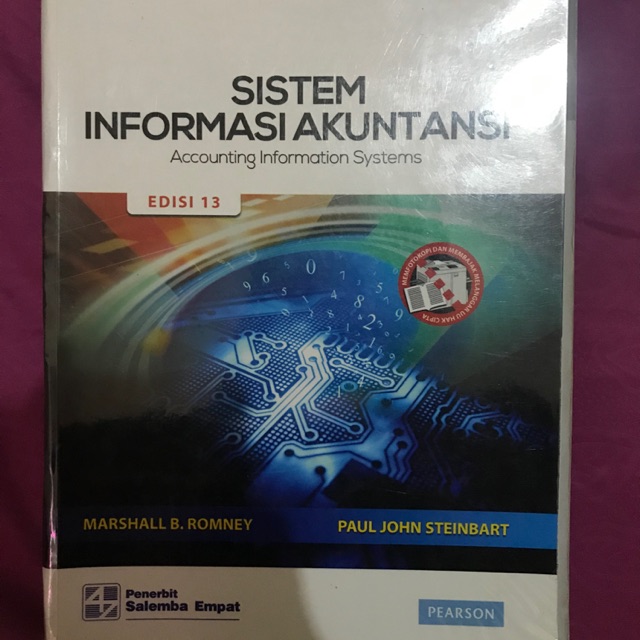 Jual Buku Bekas Sistem Informasi Akuntansi Edisi 13 Marshall B Romney dan Paul John Steinbart ...
