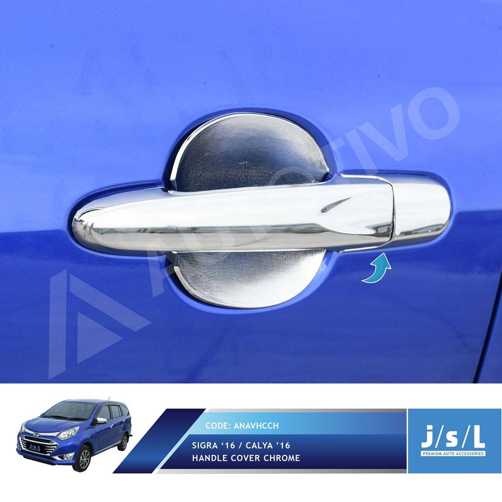 Jual Daihatsu Sigra Handle Cover Chrome JSL / Aksesoris Eksterior Sigra ...