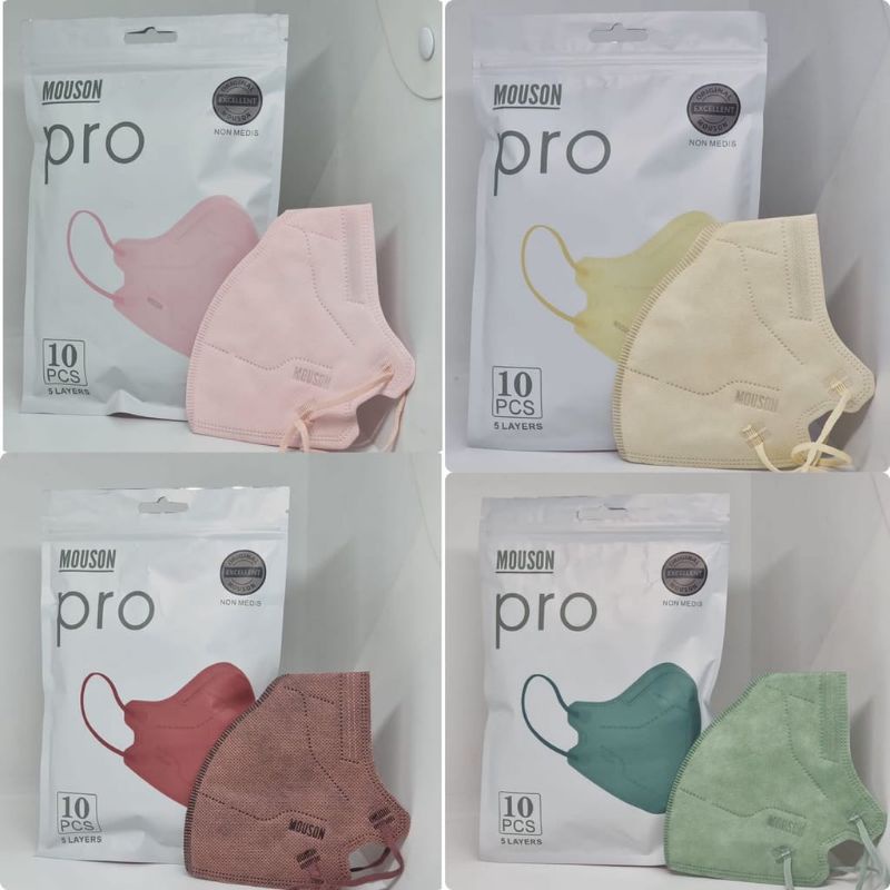 Jual Masker KN95 Pro Original 5ply Embos Dewasa isi 10pc | Shopee Indonesia