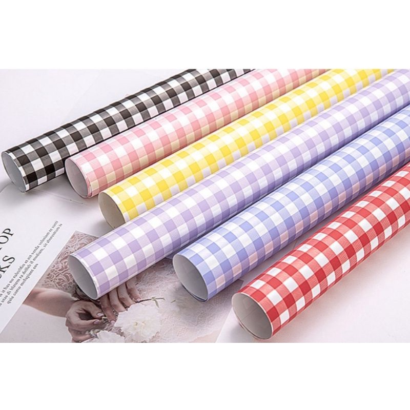 Jual FLOWER WRAPPING PAPER / KERTAS CELLOPHANE / GRID WRAPPING PAPER ...