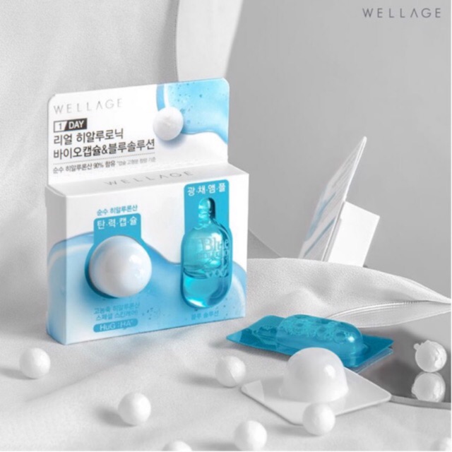 Jual WELLAGE Real Hyaluronic One Day Kit 1EA | Shopee Indonesia