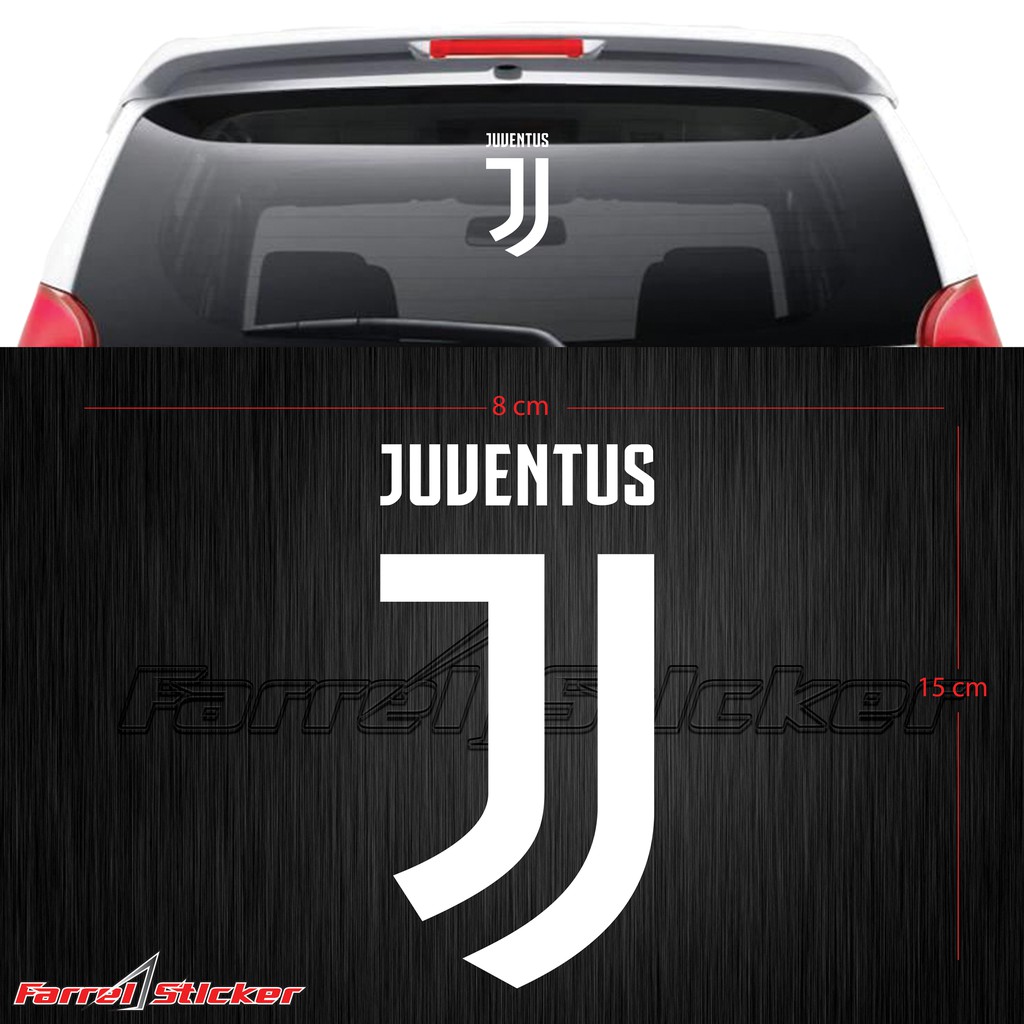 Jual stiker kaca juventus sticker juve 15 x 8 | Shopee Indonesia