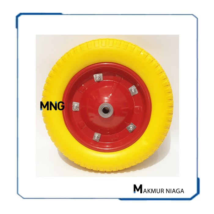 Jual Ban Roda Pasir Mati PU / Roda Ban Gerobak pasir | Shopee Indonesia