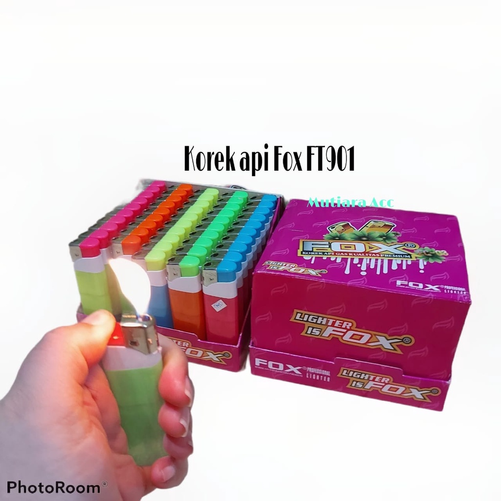 Jual KOREK API FOX FT901 KOREK API POLOS WARNA WARNI DAN MURAH | Shopee ...