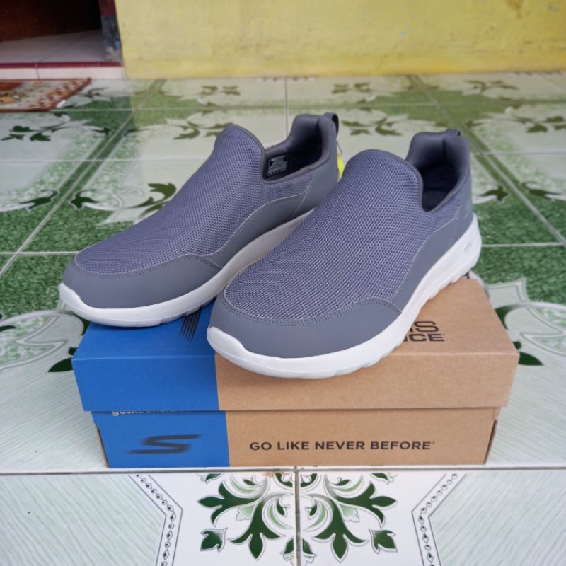 Jual Skecherse Go-Walk MAX Privy Grey (54626) | Shopee Indonesia