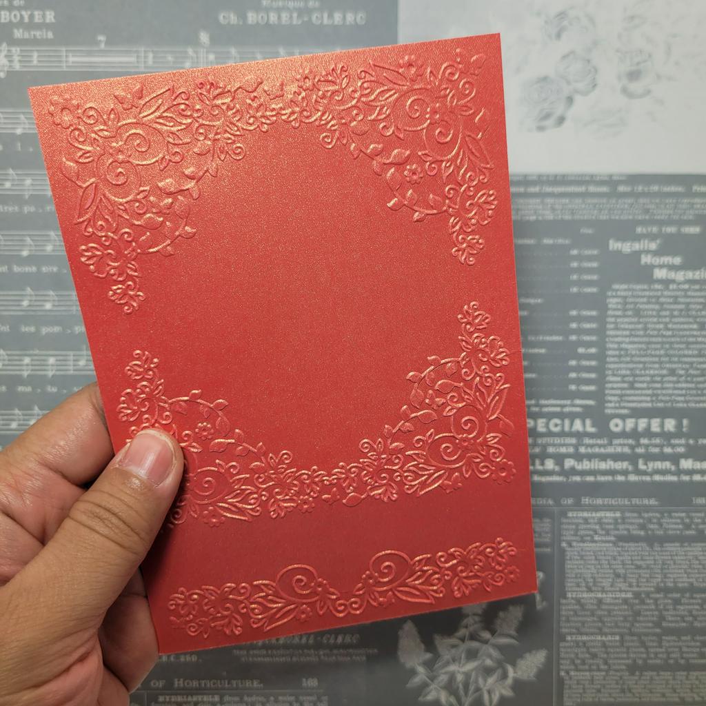 Jual Emboss Paper - VINES FRAME (Embossing Folder) | Shopee Indonesia