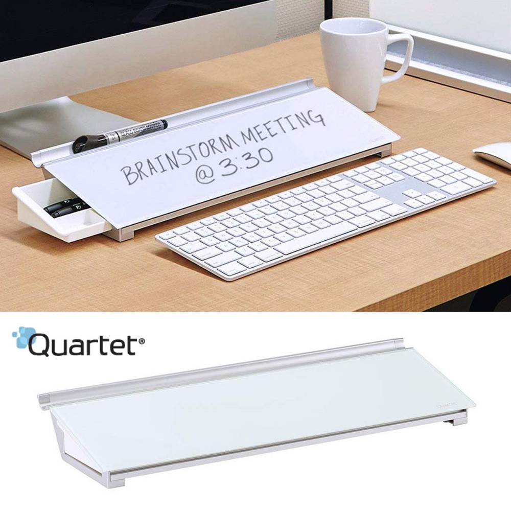 Jual QUARTET Glass Whiteboard Desktop Computer Pad 18 x 6 inch (45 x 15 ...