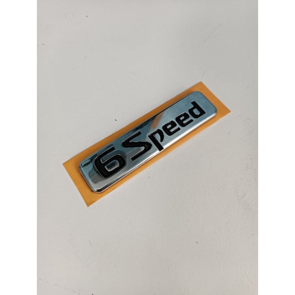 Jual emblem tulisan 6speed original | Shopee Indonesia