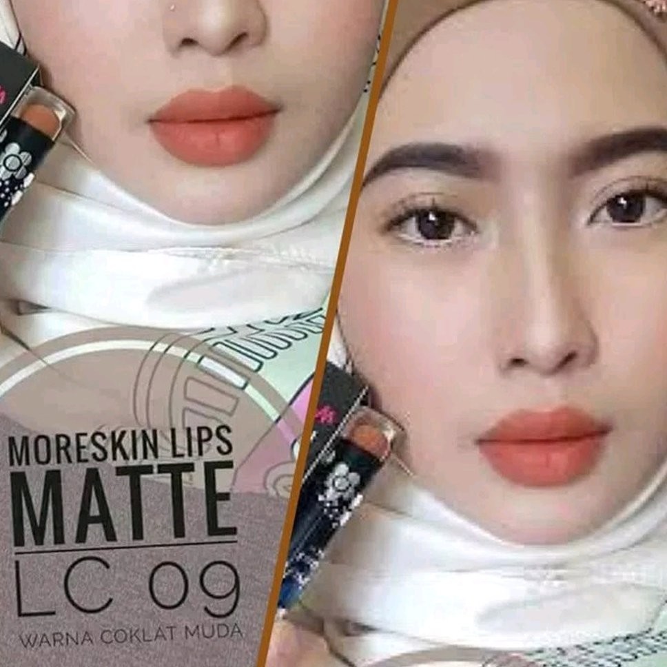 Jual Lipstik Moreskin Nasa 6 Variant Warna Moreskin Lipcream Mate ...