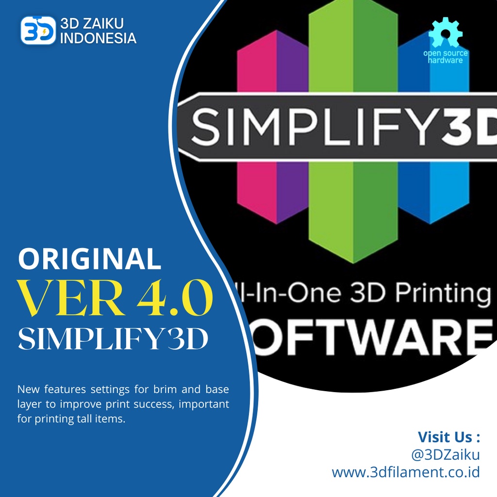 Jual Original Simplify3D Best 3D Printing Slicer Software Full Version 4.0 | Shopee Indonesia
