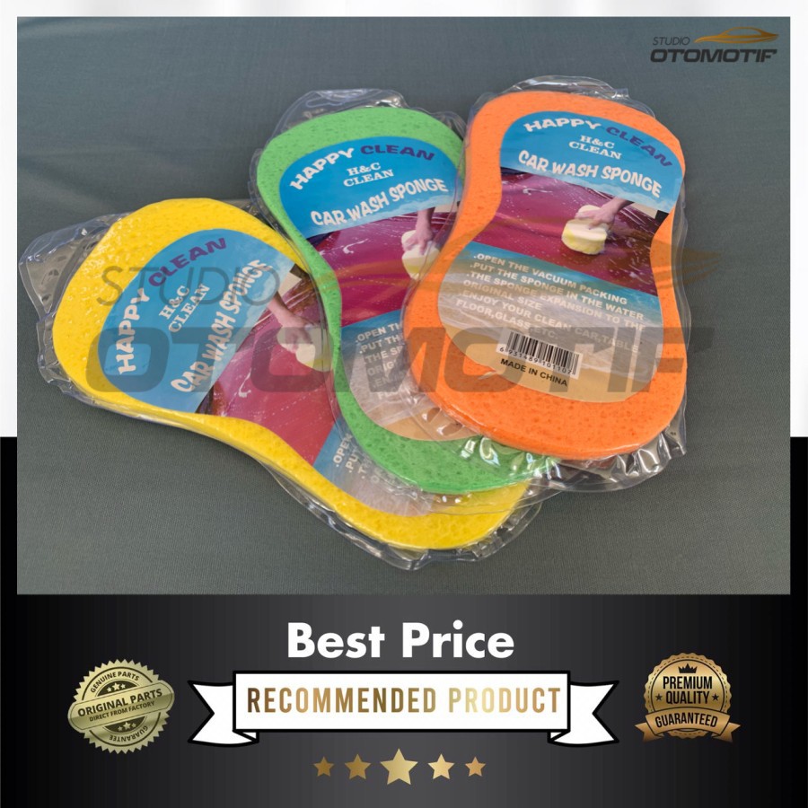 Jual SPONS BUSA CUCI MOBIL BUSA CUCI MOTOR SPON CAR SPONGE 1 PCS ...