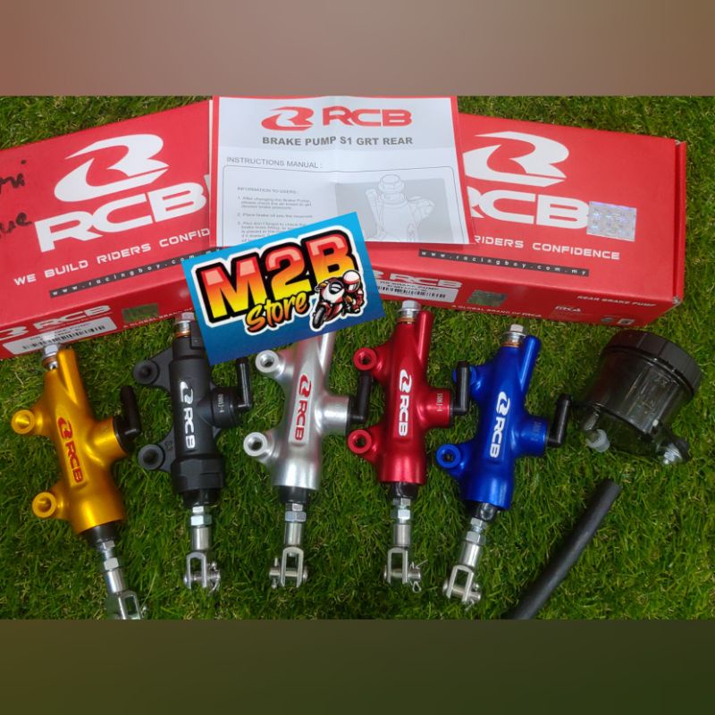 Jual Master Rem Belakang RCB GRT S1 + Tabung Besar Ninja Cbr R15 R25 ...