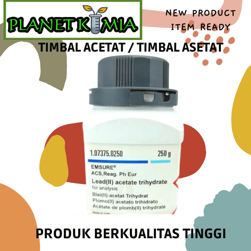 Jual Timbal Acetate / Timbal Asetat Pro Analisa 1 Gram | Shopee Indonesia