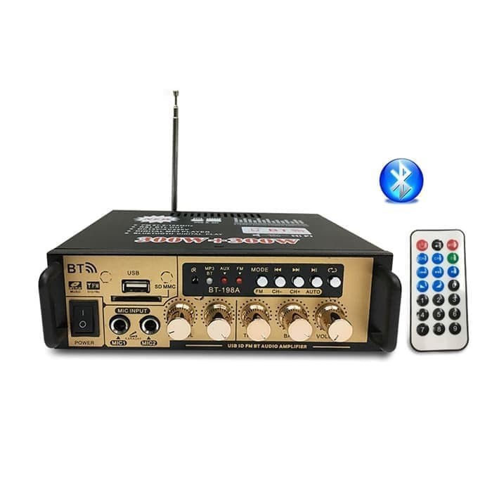 Jual Amplifier bluetooth karaoke / Amplifier 600W / Power Amplifier ...